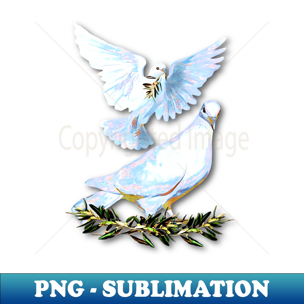 White Doves of Love Hope and Peace - Digital Sublimation Dow | Inspire ...