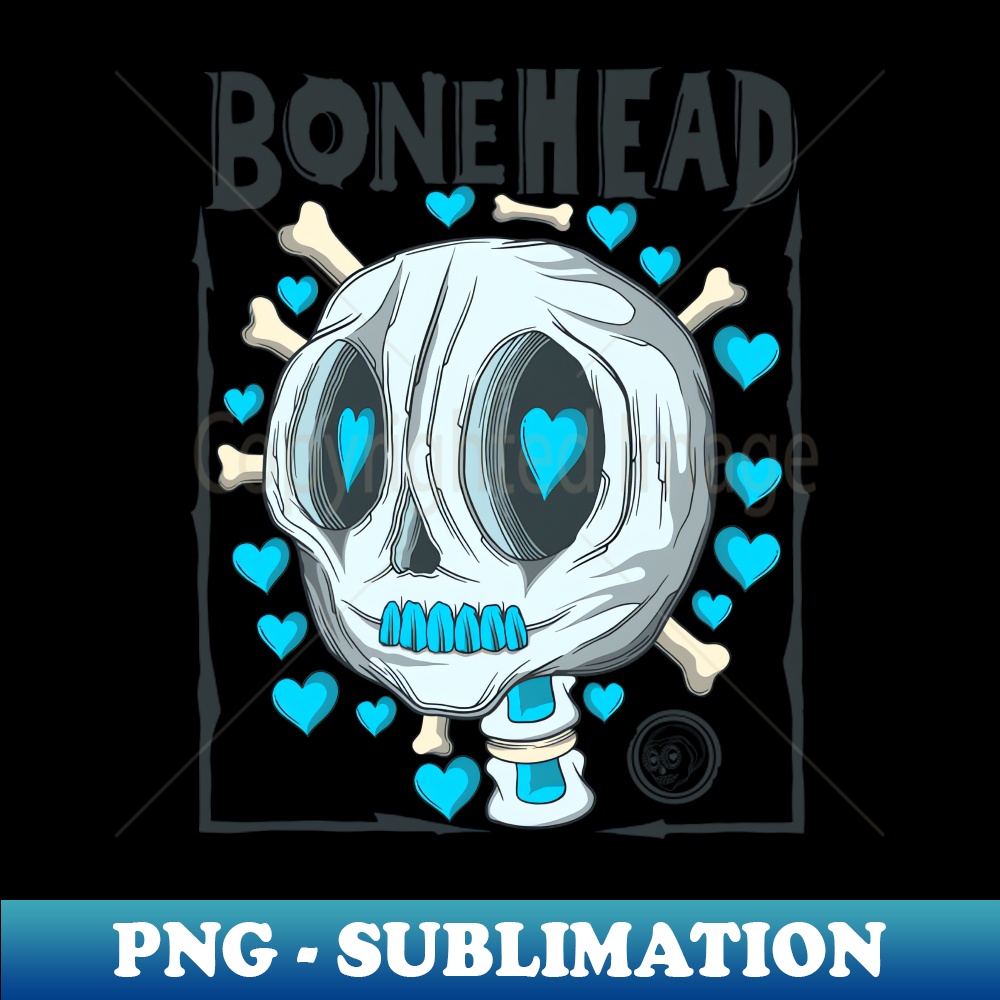 Creepy Cute Bonehead Skull - Aesthetic Sublimation Digital F | Inspire ...
