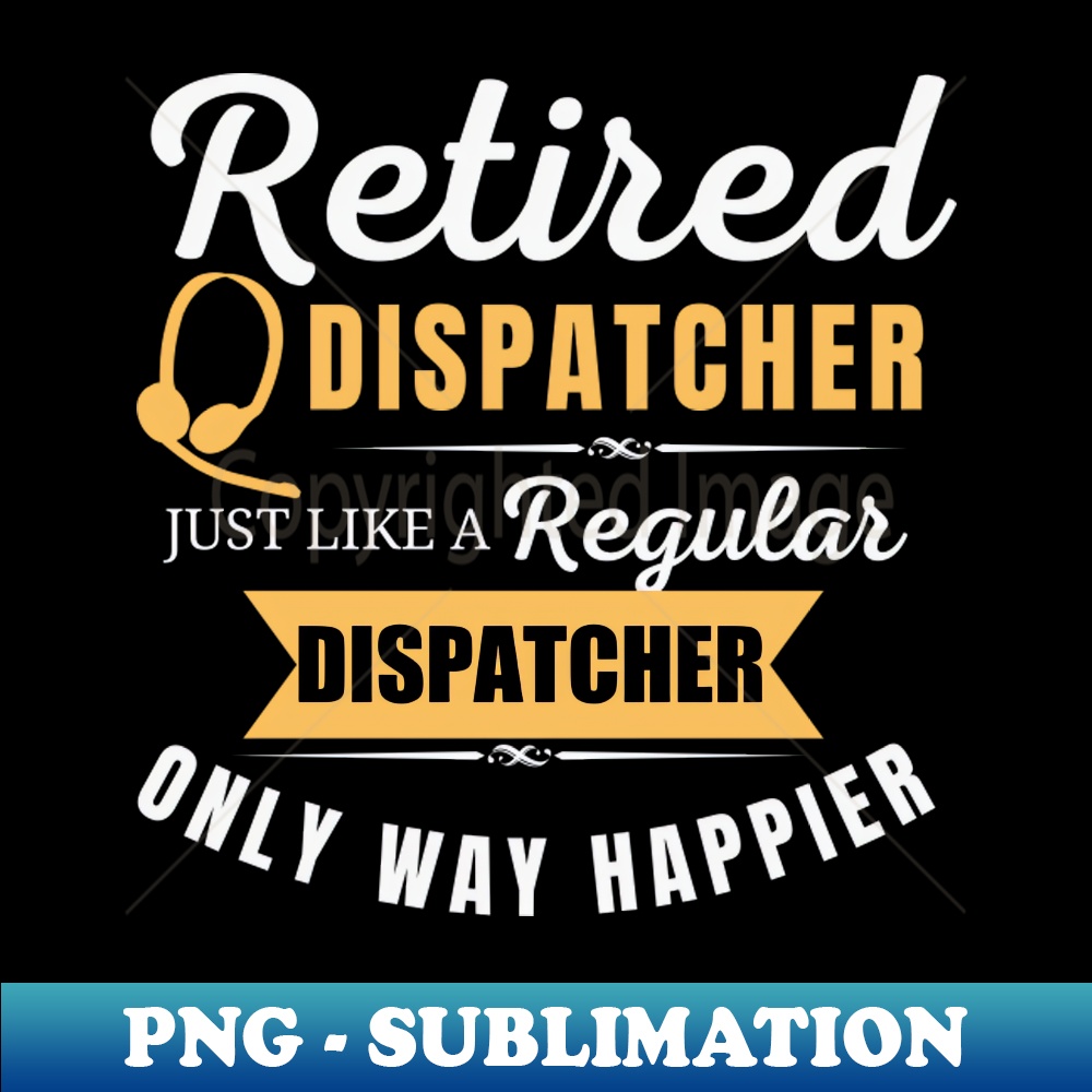 Retired Dispatcher 911 First Responder Retirement Gift - Uni | Inspire ...