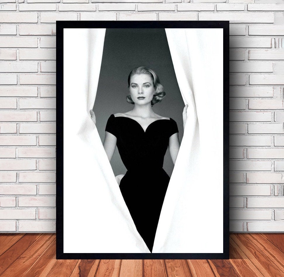 Grace Kelly Poster Canvas Wall Art Family Decor, Home Decor, | Inspire ...