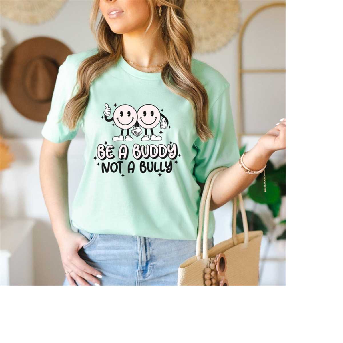 Be A Buddy Not A Bully Shirt, Anti Bullying Shirt, Stop Bull - Inspire ...