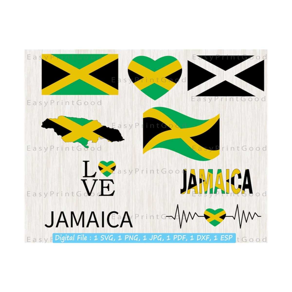 jamaica flag svg - Inspire Uplift
