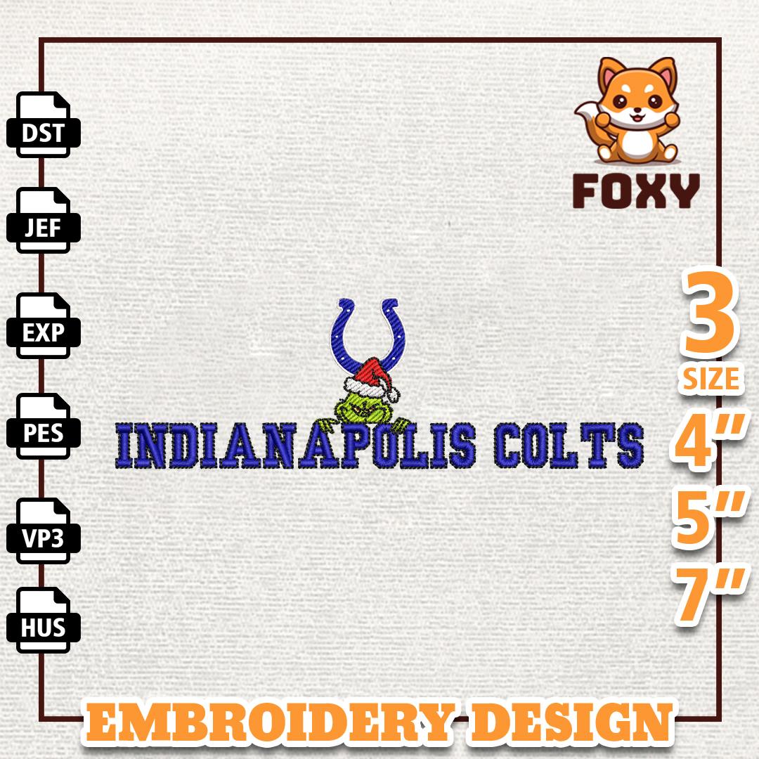 NFL Indianapolis Colts Embroidery Design, NFL Logo Embroider - Inspire ...