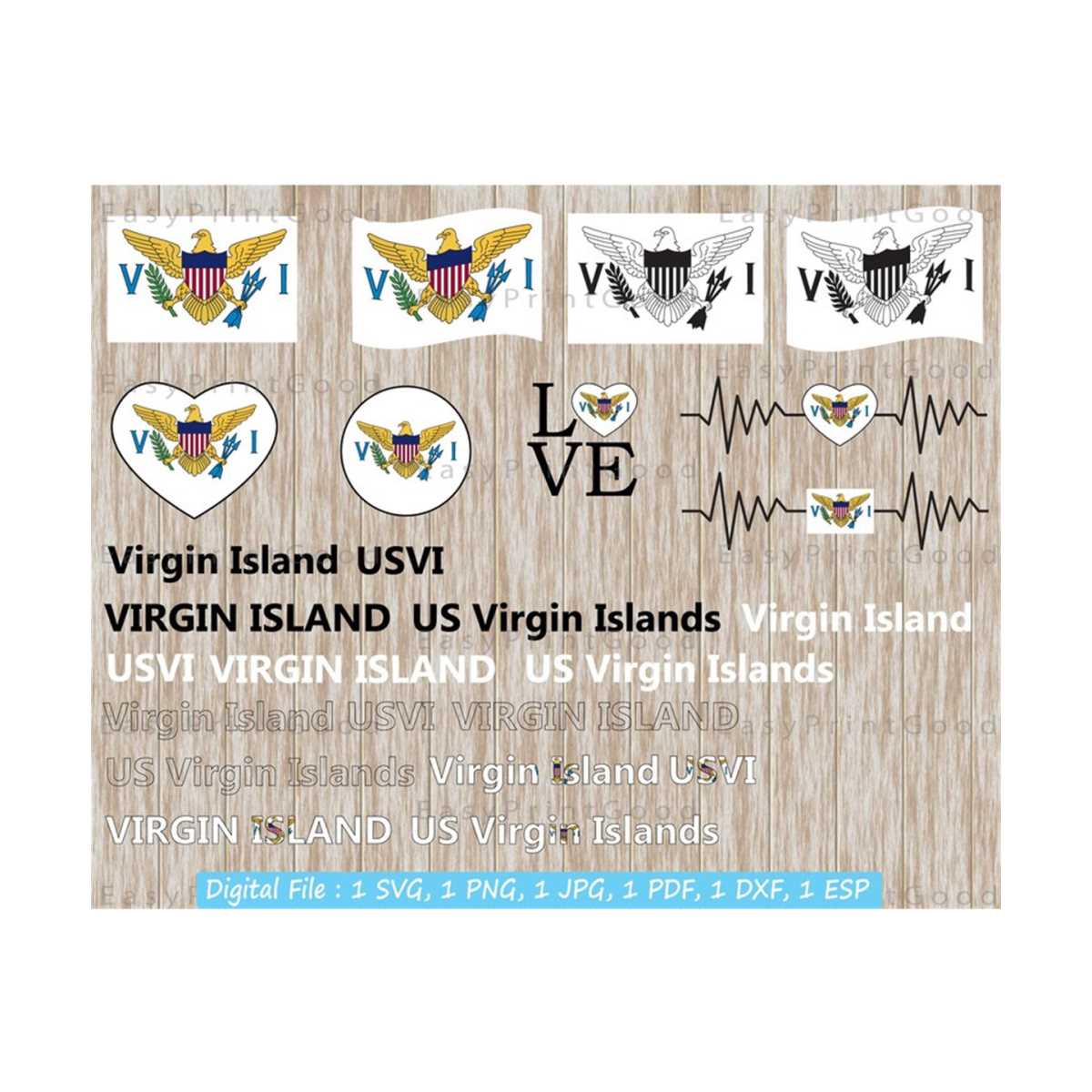 virgin island flag svg - Inspire Uplift