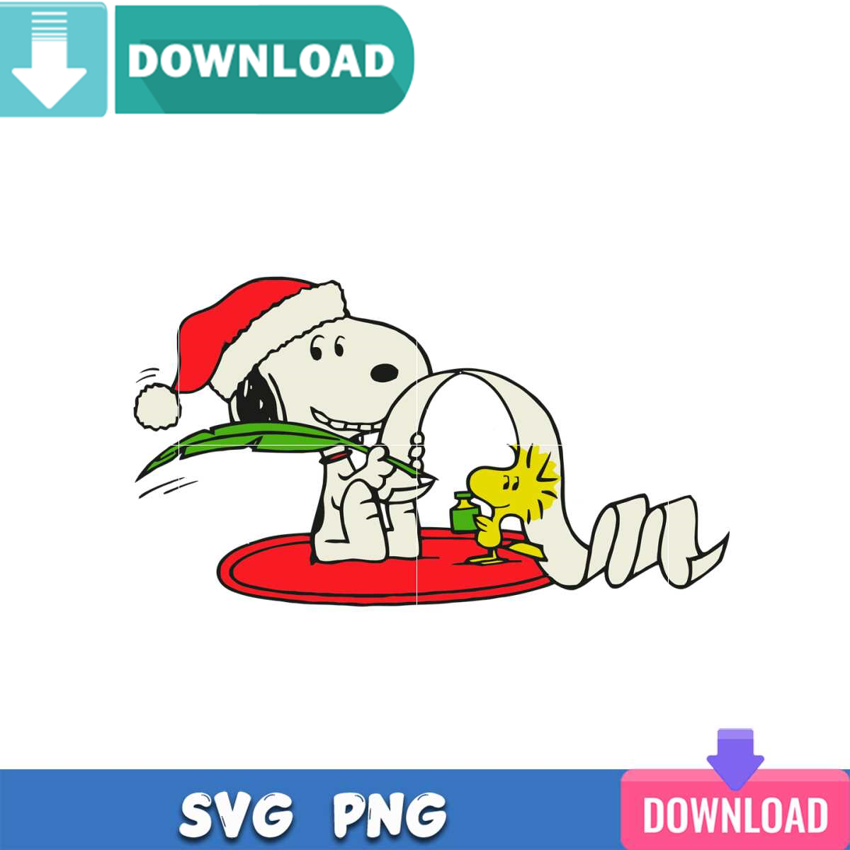 Snoopy Wishlist Christmas SVG Best Files For Cricut Design | Inspire Uplift