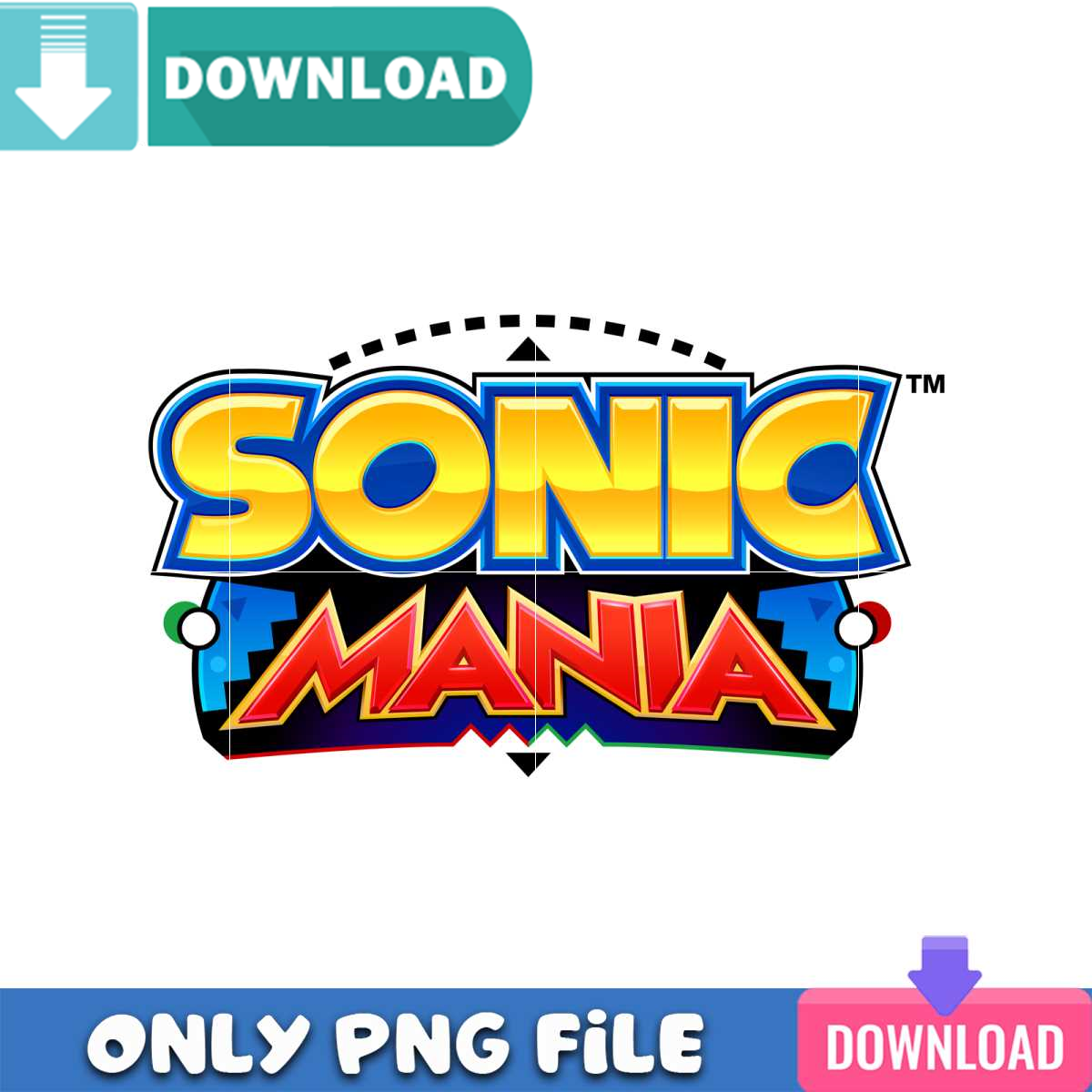 Sonic Mania PNG Perfect Sublimation Design Download | Inspire Uplift