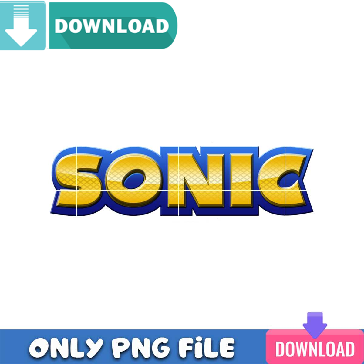 Sonic The Font PNG Perfect Sublimation Design Download | Inspire Uplift