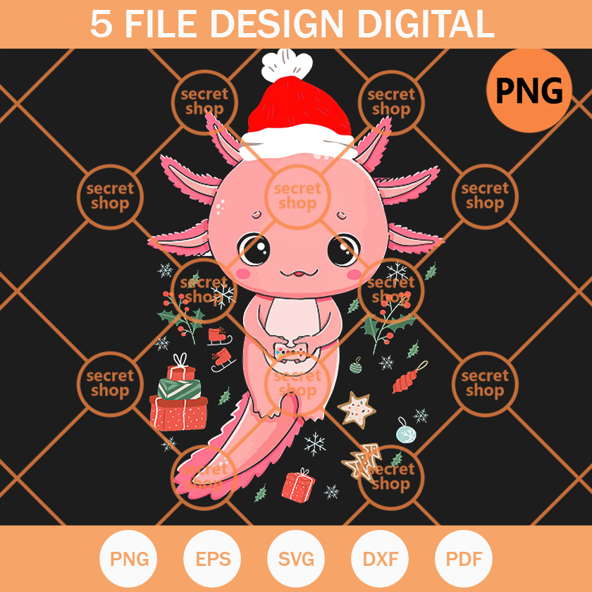 Axolotl Christmas | Inspire Uplift