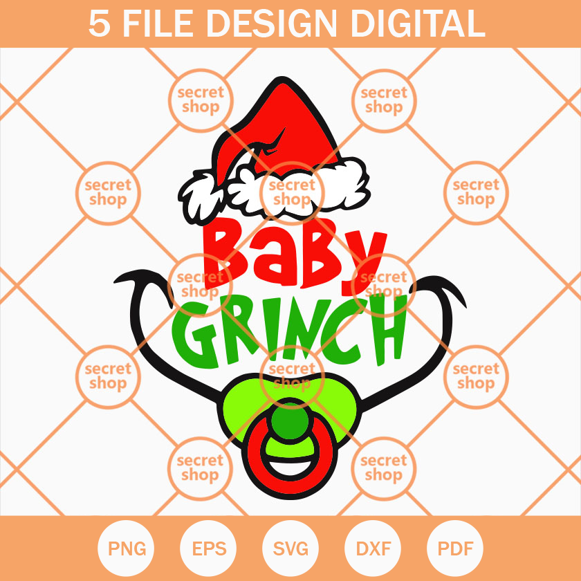 Baby Grinch SVG, The Grinch SVG, Christmas SVG, Grinch Face - Inspire ...