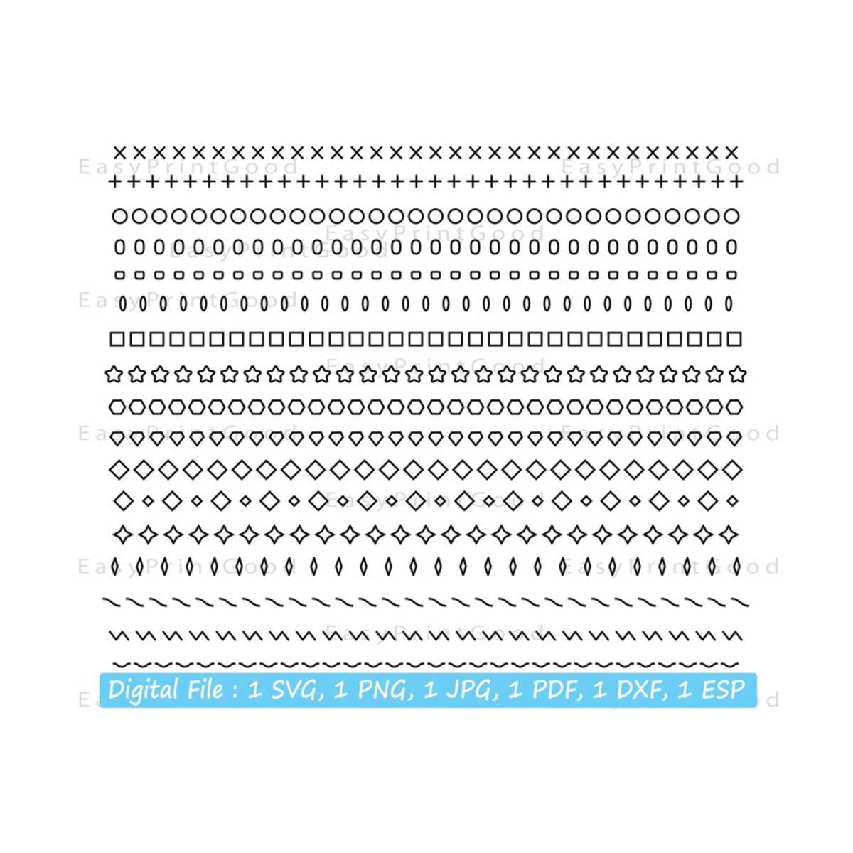 Line Border Clipart | Inspire Uplift