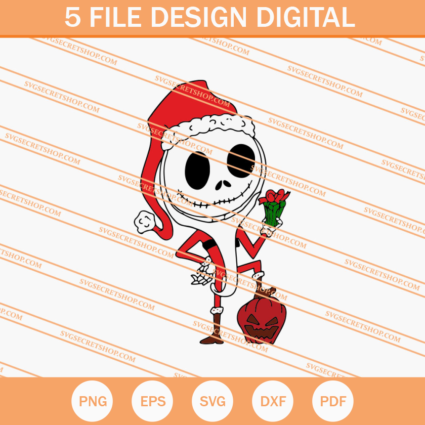 Christmas Jack Skellington SVG, Jack Skellington SVG, Christ | Inspire ...