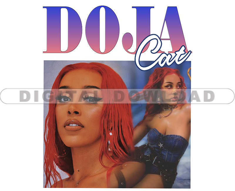 Doja Cat Png, Doja Cat Tshirt Design, File For Cricut, Rappe | Inspire ...