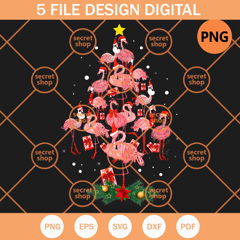 Flamingo Christmas Tree , Pink Flamingo Images , Merry Chris | Inspire ...