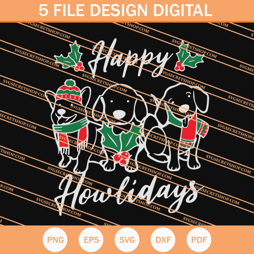 Happy Howlidays Svg | Inspire Uplift