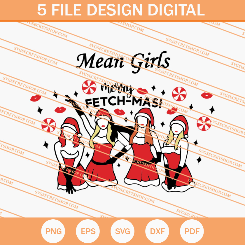 Mean Girls Merry FetchMas SVG, Mean Girls SVG, Christmas SVG - Inspire ...