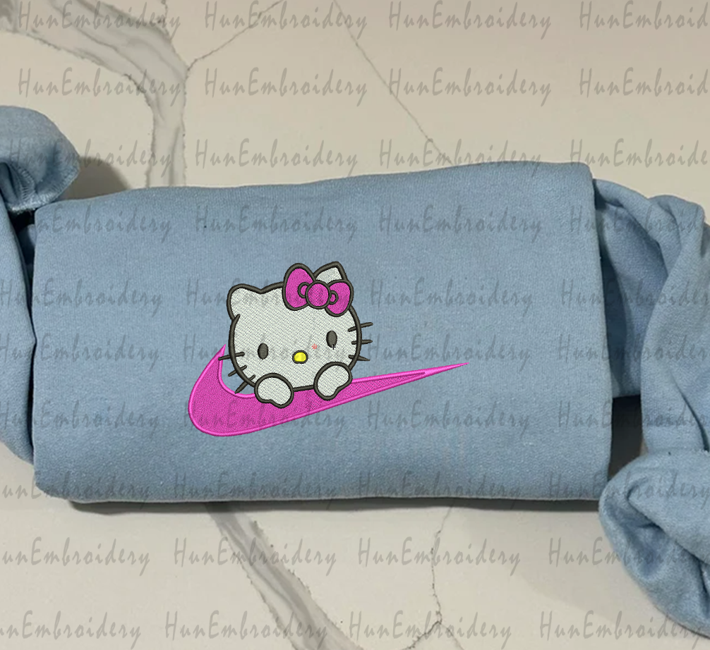 Nike x Hello Kitty Embroidered Sweatshirt, Nike Embroidered | Inspire ...