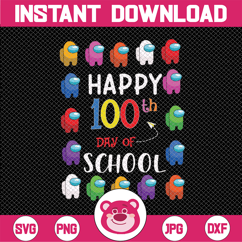 Happy 100th Day Of School SVG, 100 Days Of School svg , Impo - Inspire ...