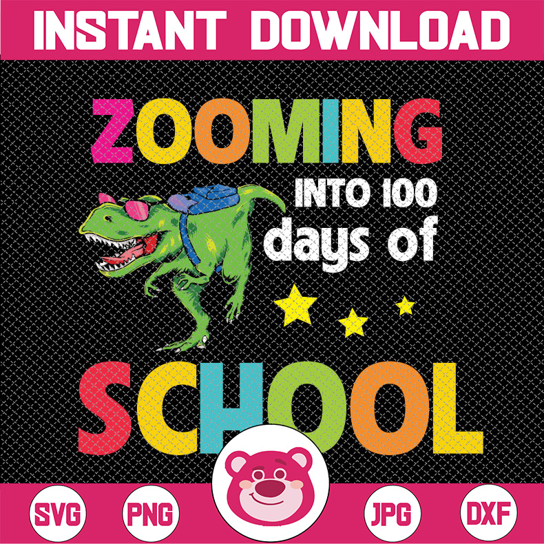 Zooming Into 100 Days Of School PNG / Happy 100th Day of Sch - Inspire ...
