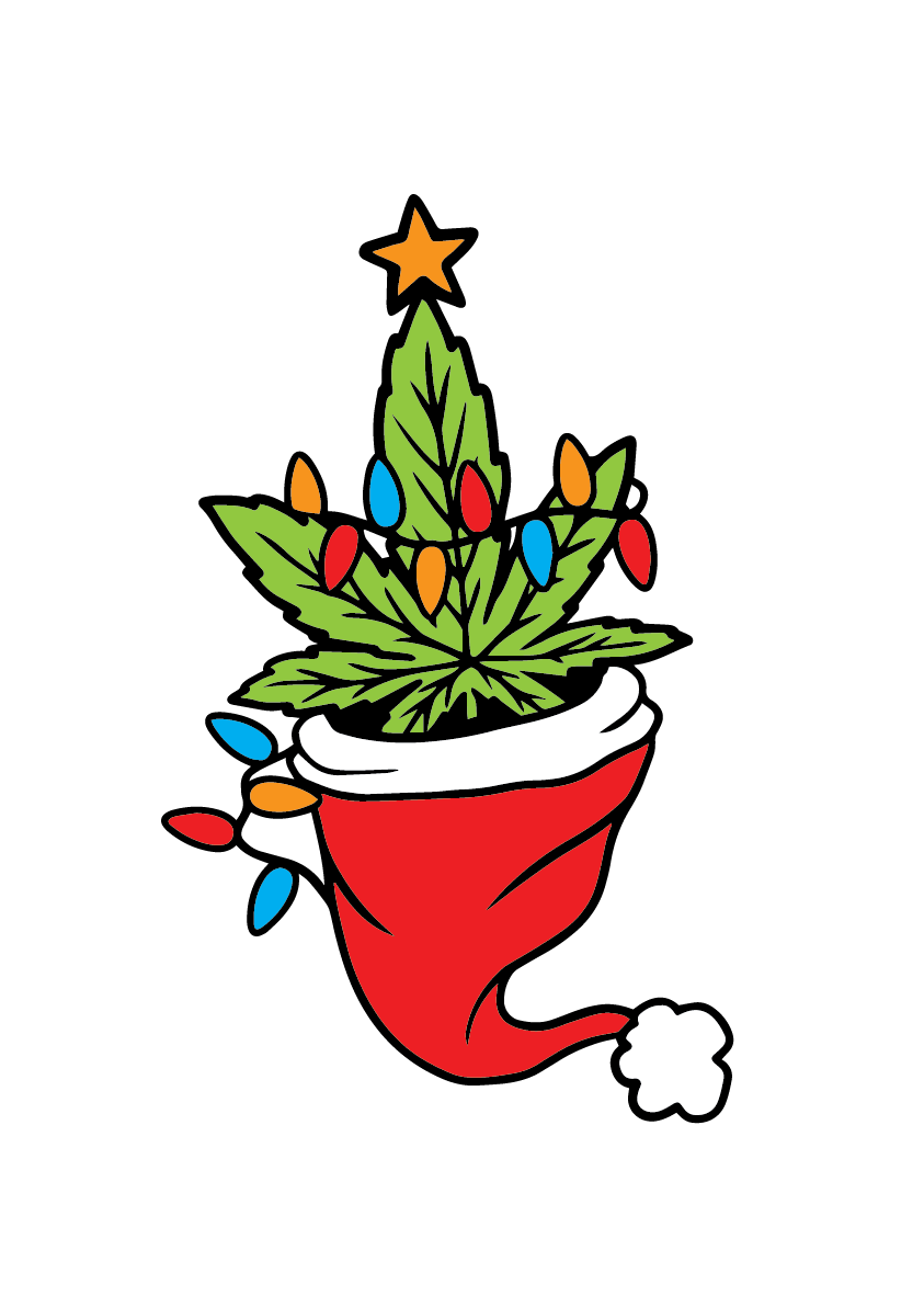 Weed Christmas Bundle Svg, Cannabis Svg Bundle Cutting File | Inspire ...