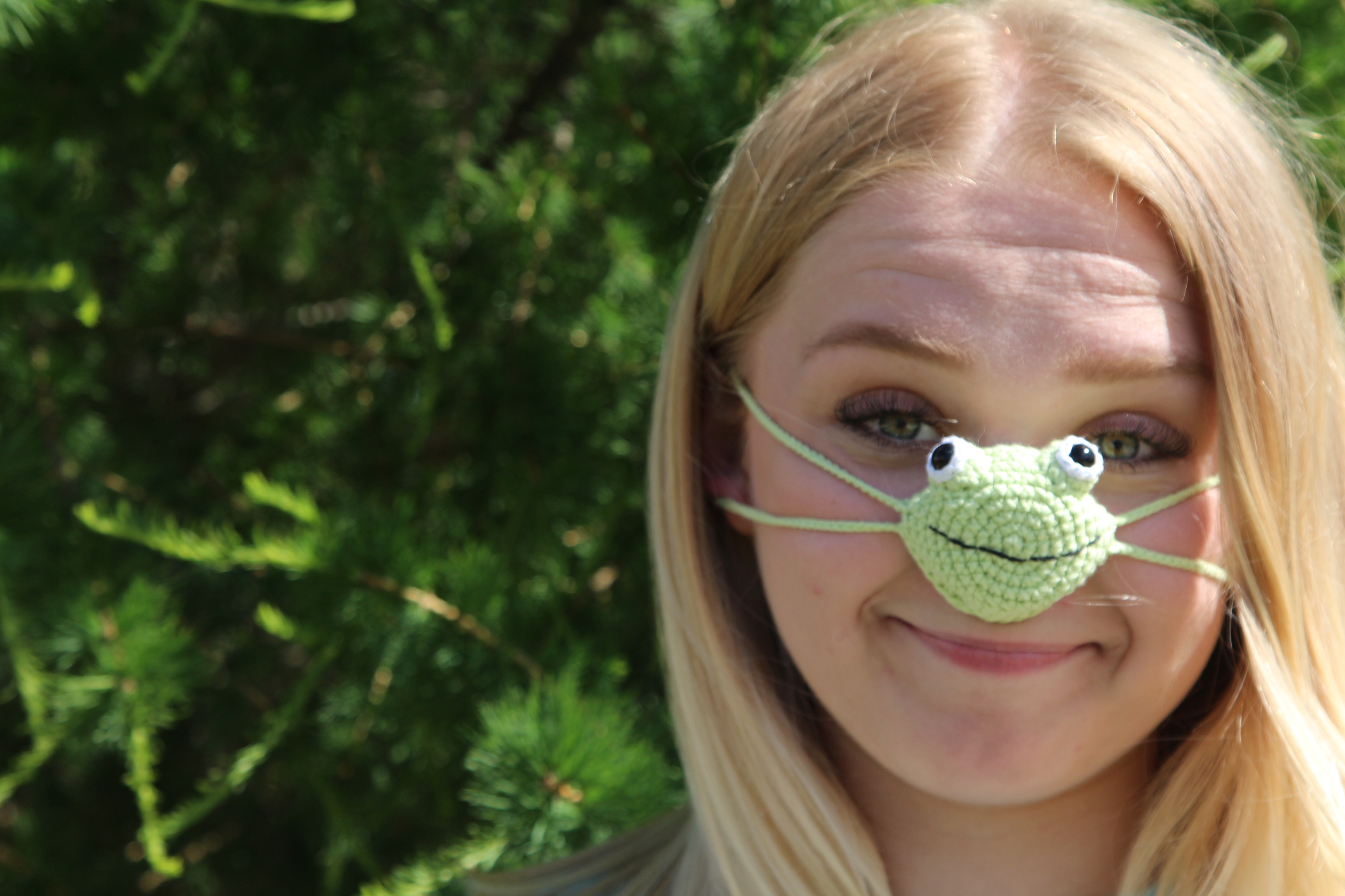 Crochet PATTERN Frog nose warmer. Animal lover gift. Toad ma | Inspire ...