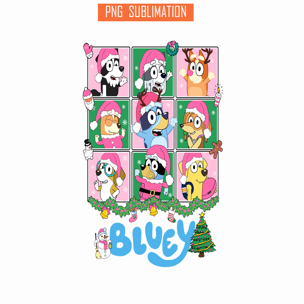 Bluey friends card png - Inspire Uplift