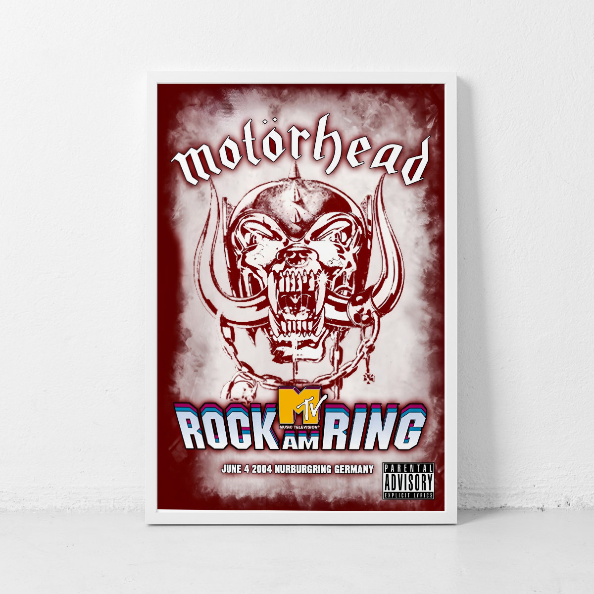 Motorhead Music Gig Concert Poster Classic Retro Rock Vintag - Inspire ...
