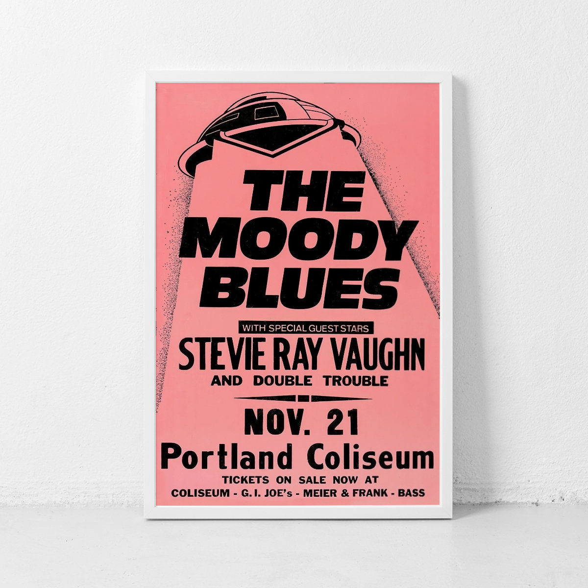 Stevie Ray Music Gig Concert Poster Classic Retro Rock Vinta - Inspire ...