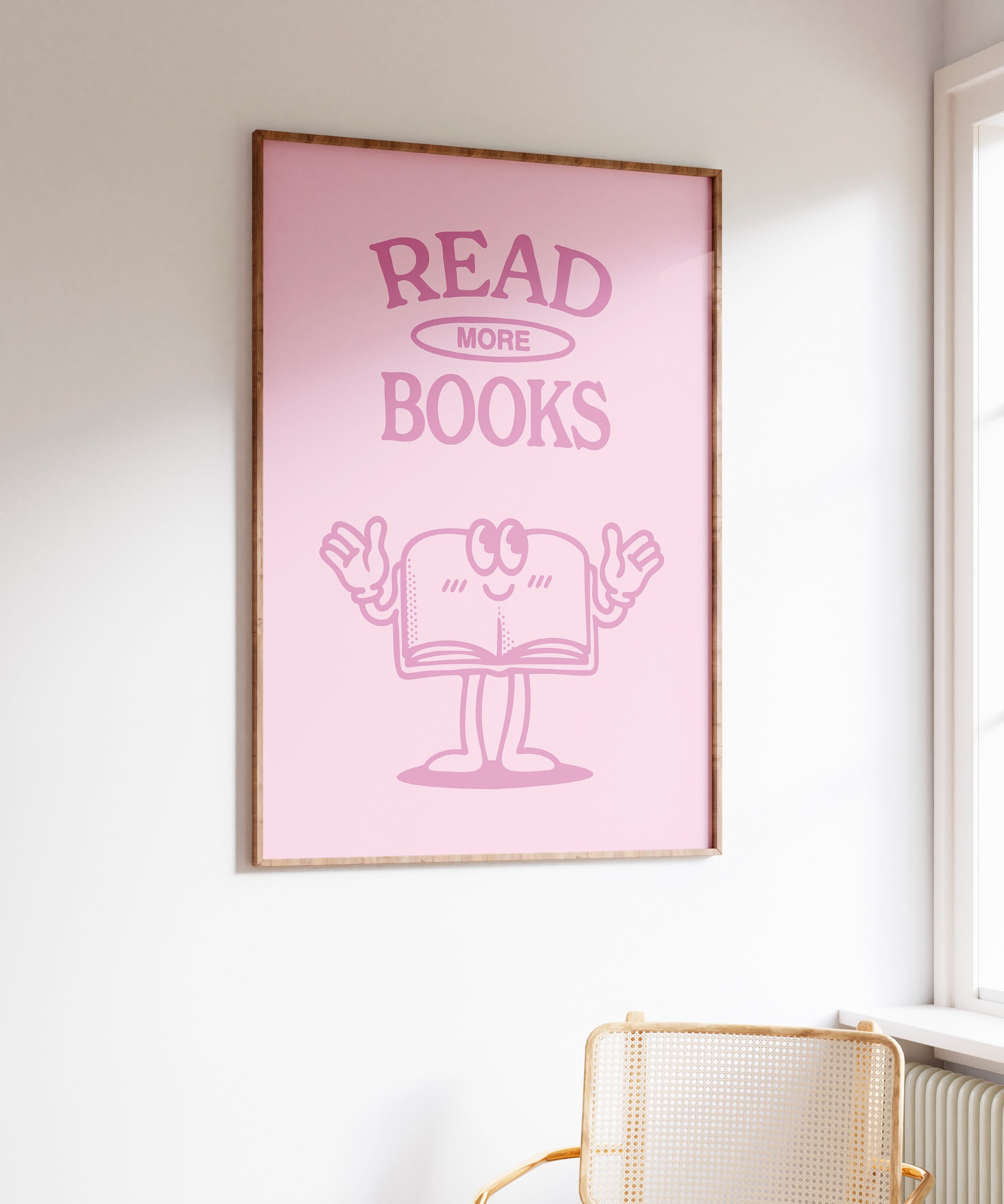 Reading Poster, Retro Quote, Readers Print, Trendy Print, Re - Inspire ...