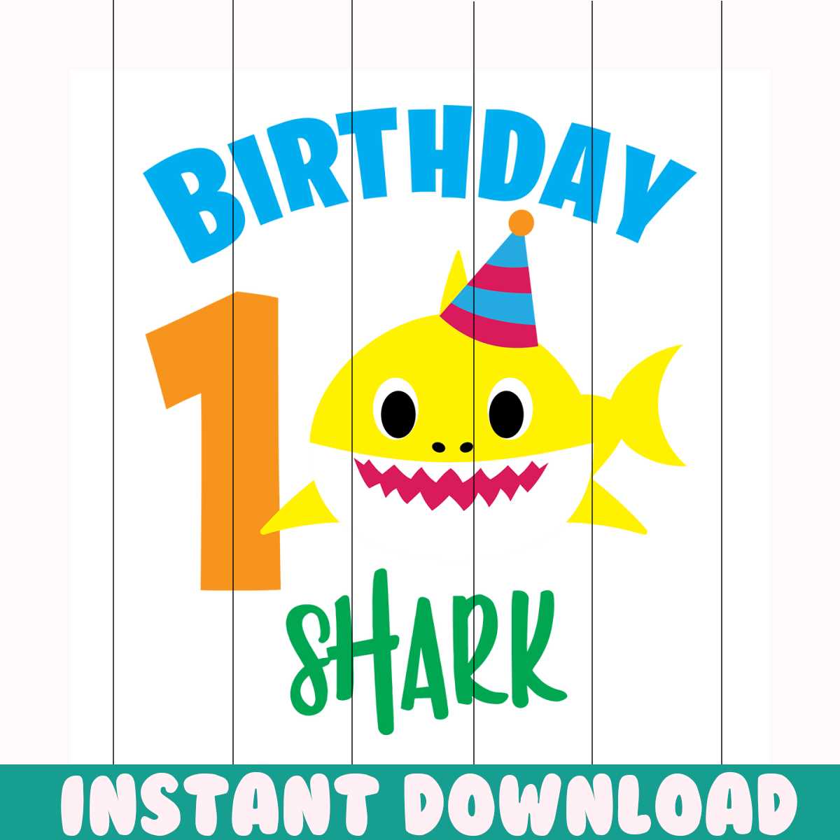 Birthday Shark 1st Svg, Birthday Svg, Baby Shark Svg, Shark | Inspire ...
