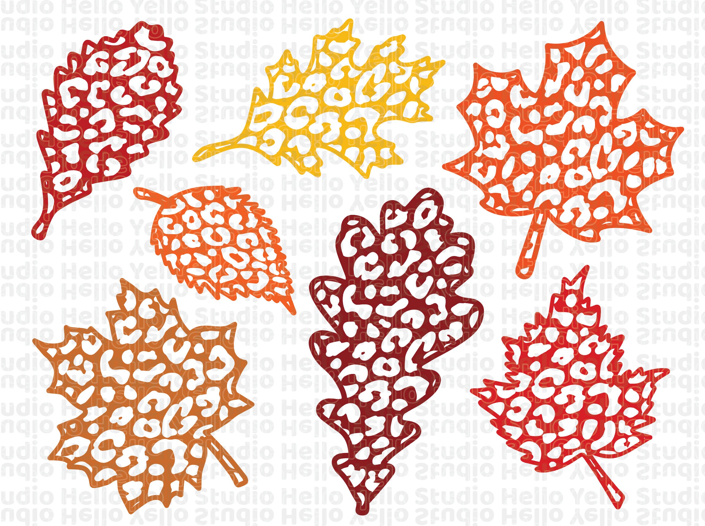 Fall Leaves Svg, Fall svg, Fall leaf svg bundle, Fall png | Inspire Uplift