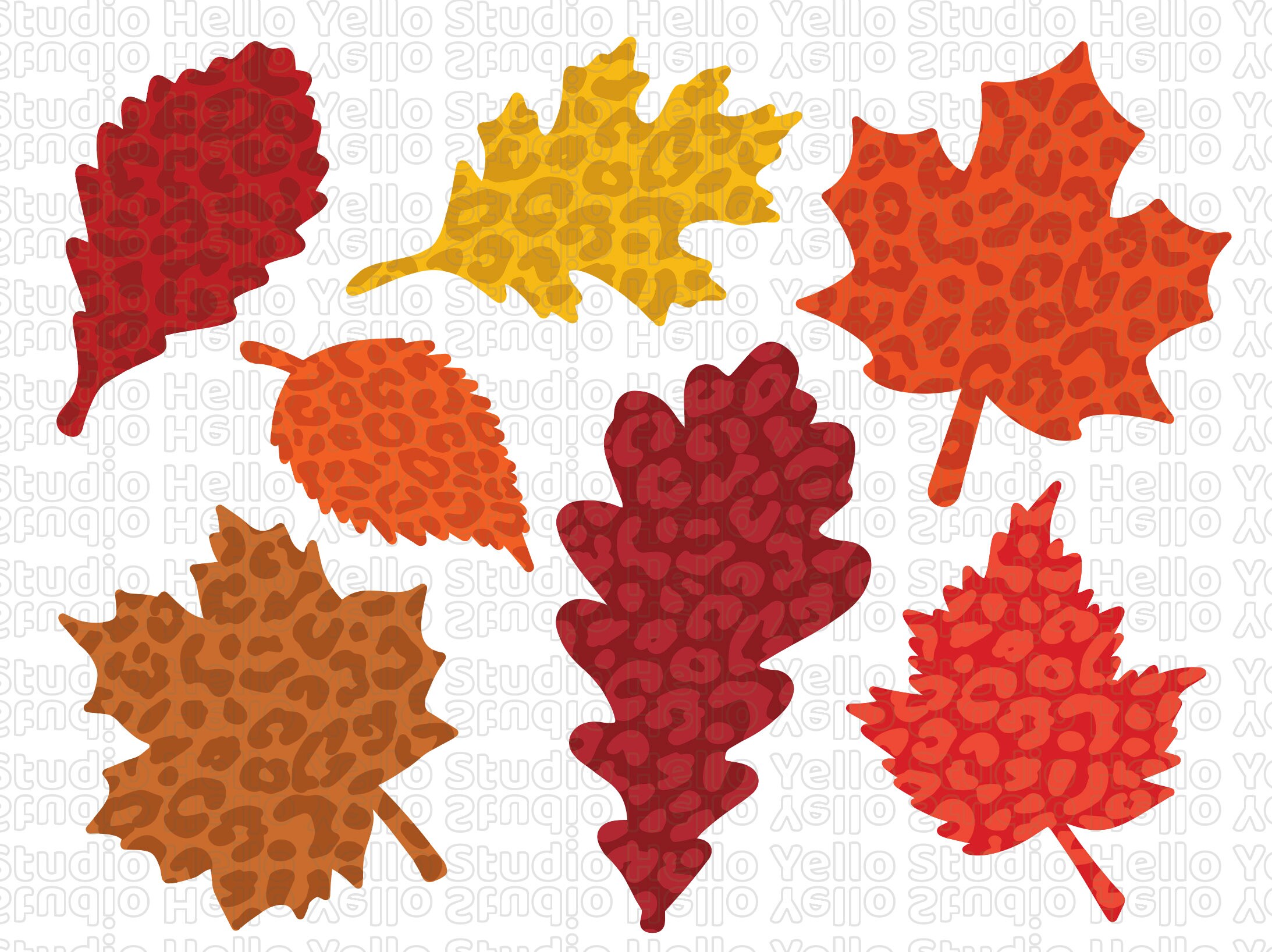 Fall Leaves Svg, Fall svg, Fall leaf svg bundle, Fall png - Inspire Uplift