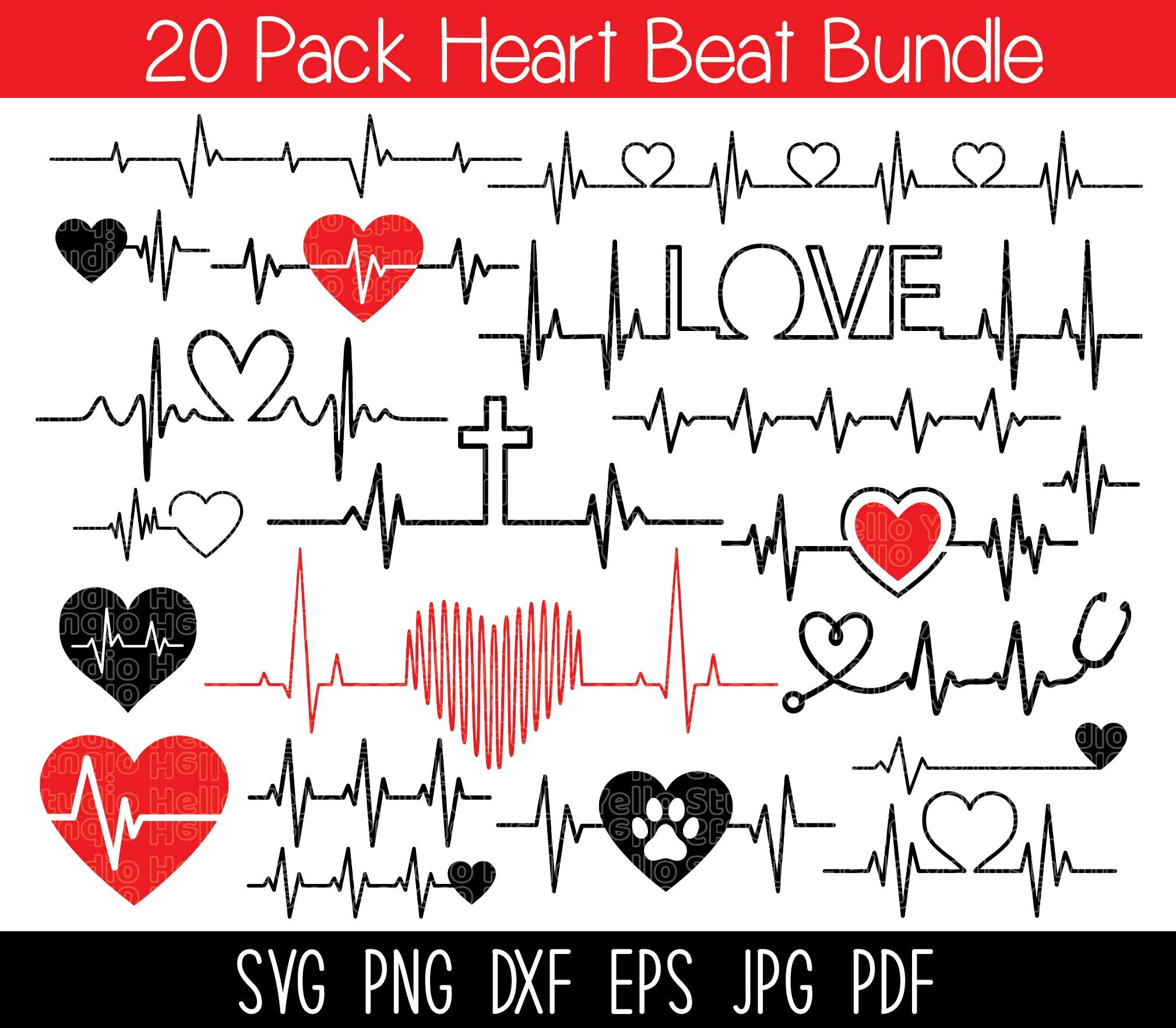 Heart Beat Clipart | Inspire Uplift