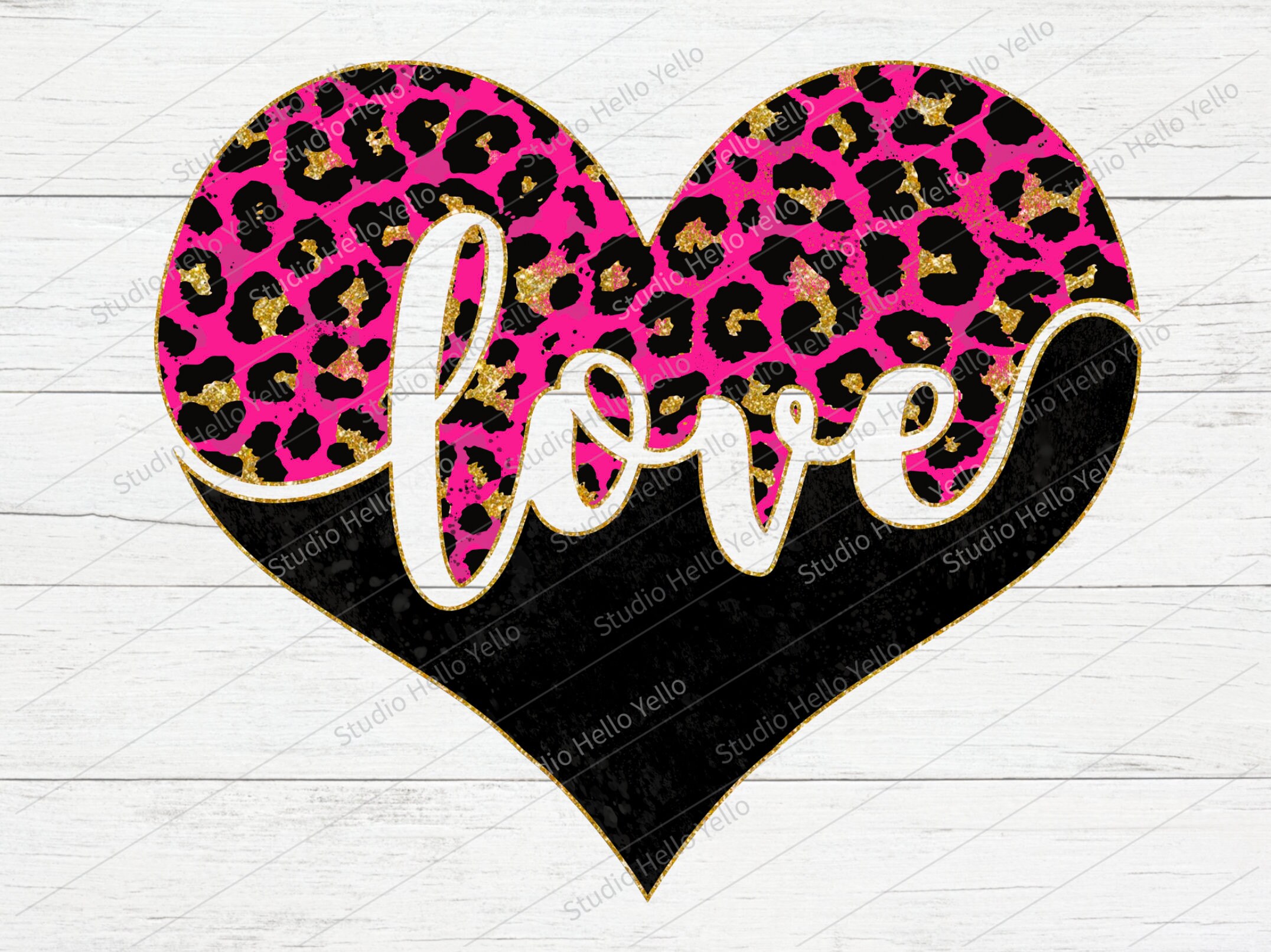 Leopard Heart Love PNG, Leopard Heart Sublimation, Heart Png | Inspire ...