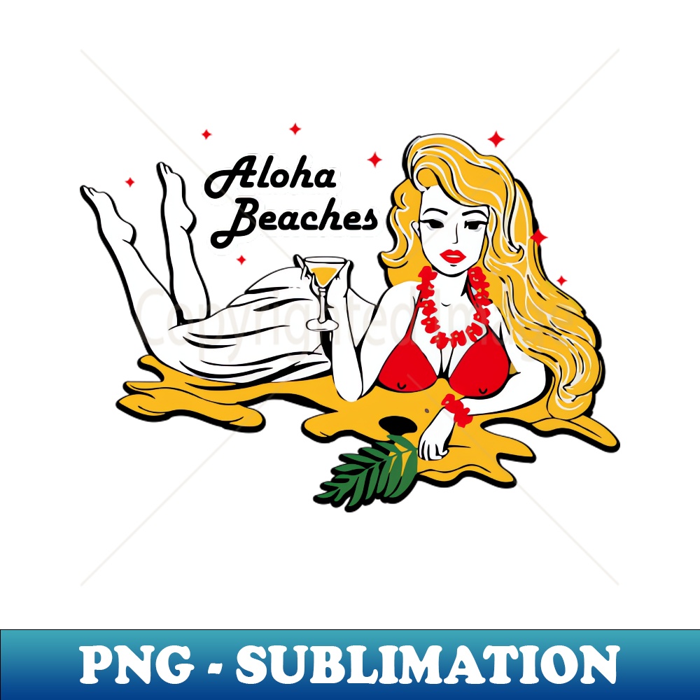 Aloha Beaches - PNG Transparent Digital Download File for Su | Inspire ...