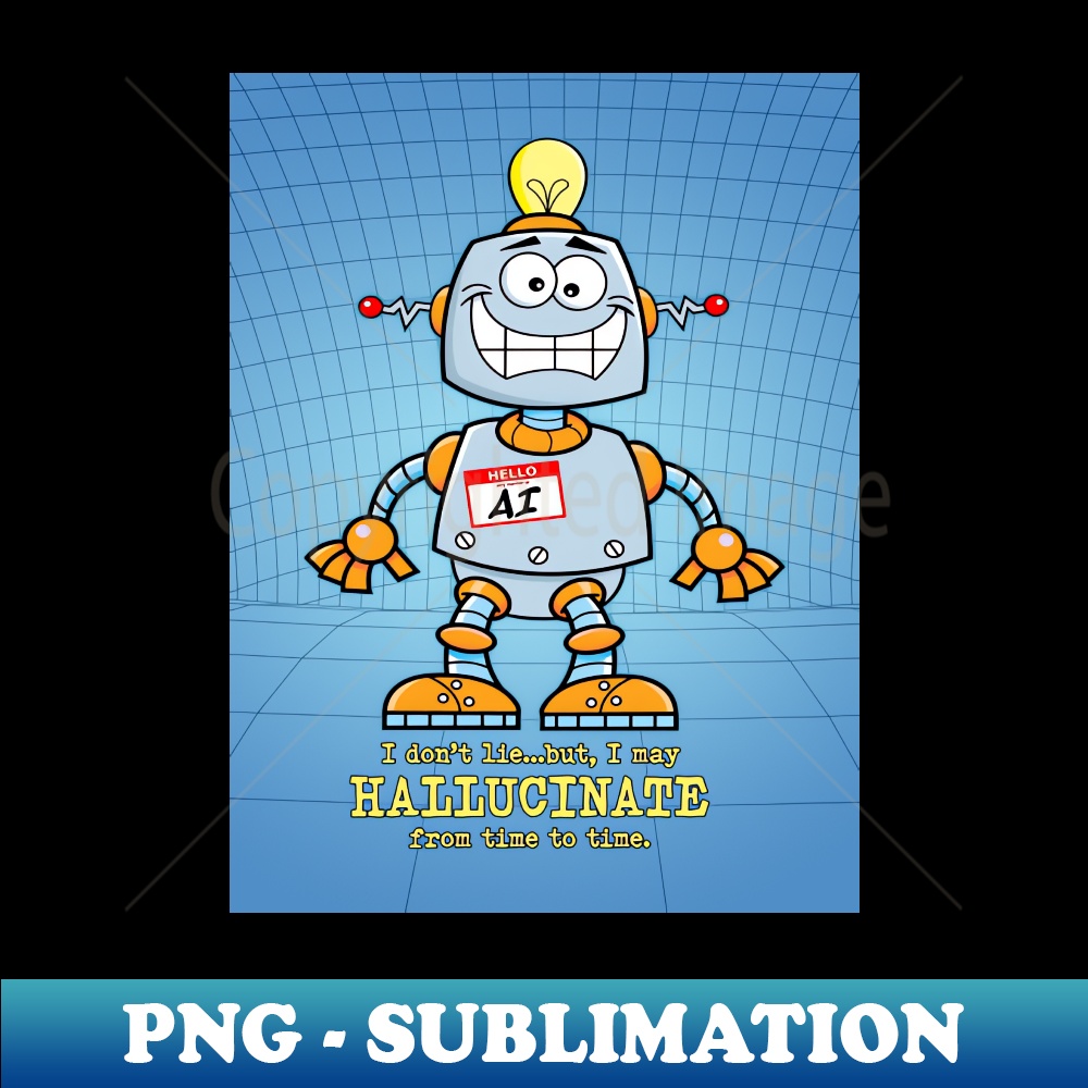 AI May Hallucinate - Aesthetic Sublimation Digital File - Ca | Inspire ...