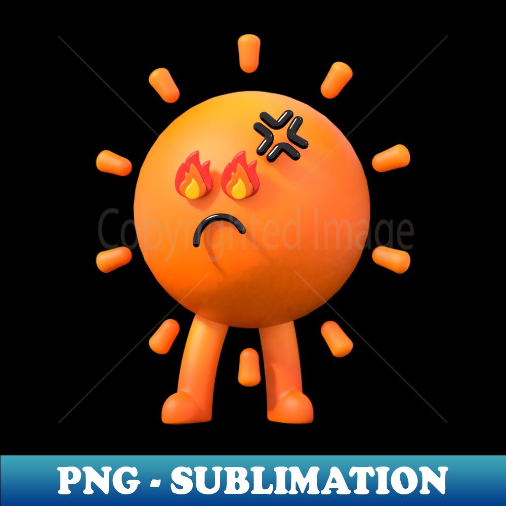 Angry Sun - Creative Sublimation PNG Download - Unleash Your | Inspire ...