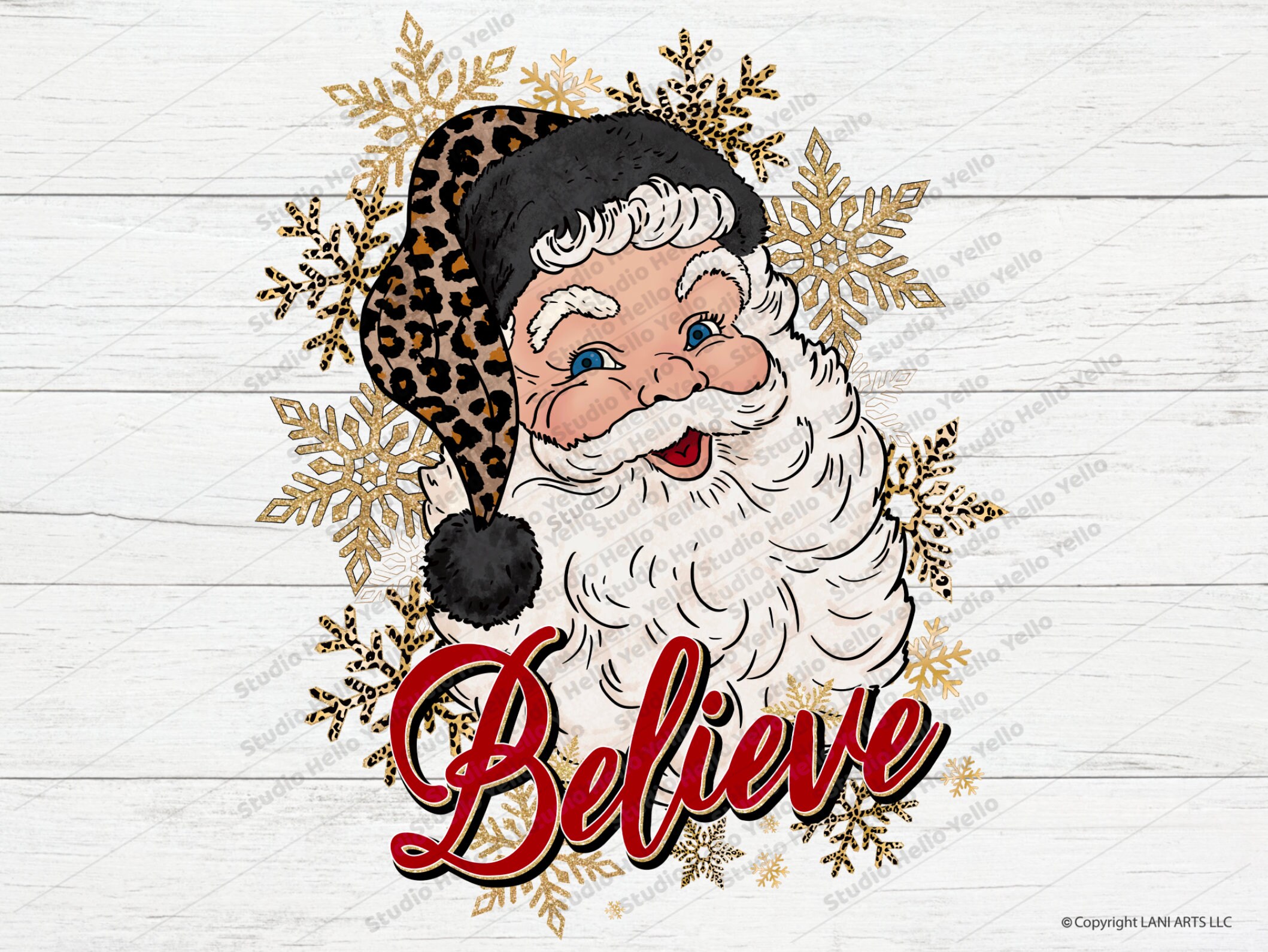 Santa believe PNG, Santa Png, Christmas Png, Santa sublimati - Inspire ...