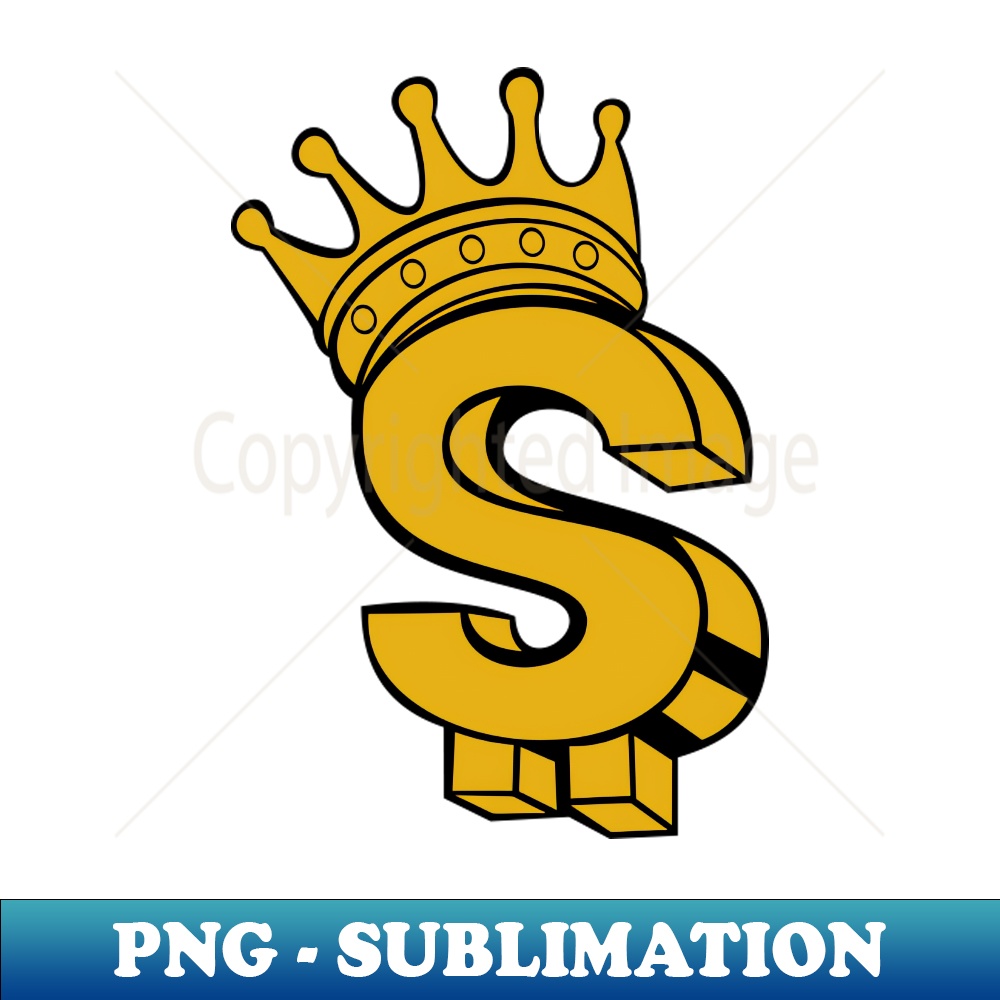 Gold Dollar Sign With Crown - PNG Transparent Sublimation Fi | Inspire ...