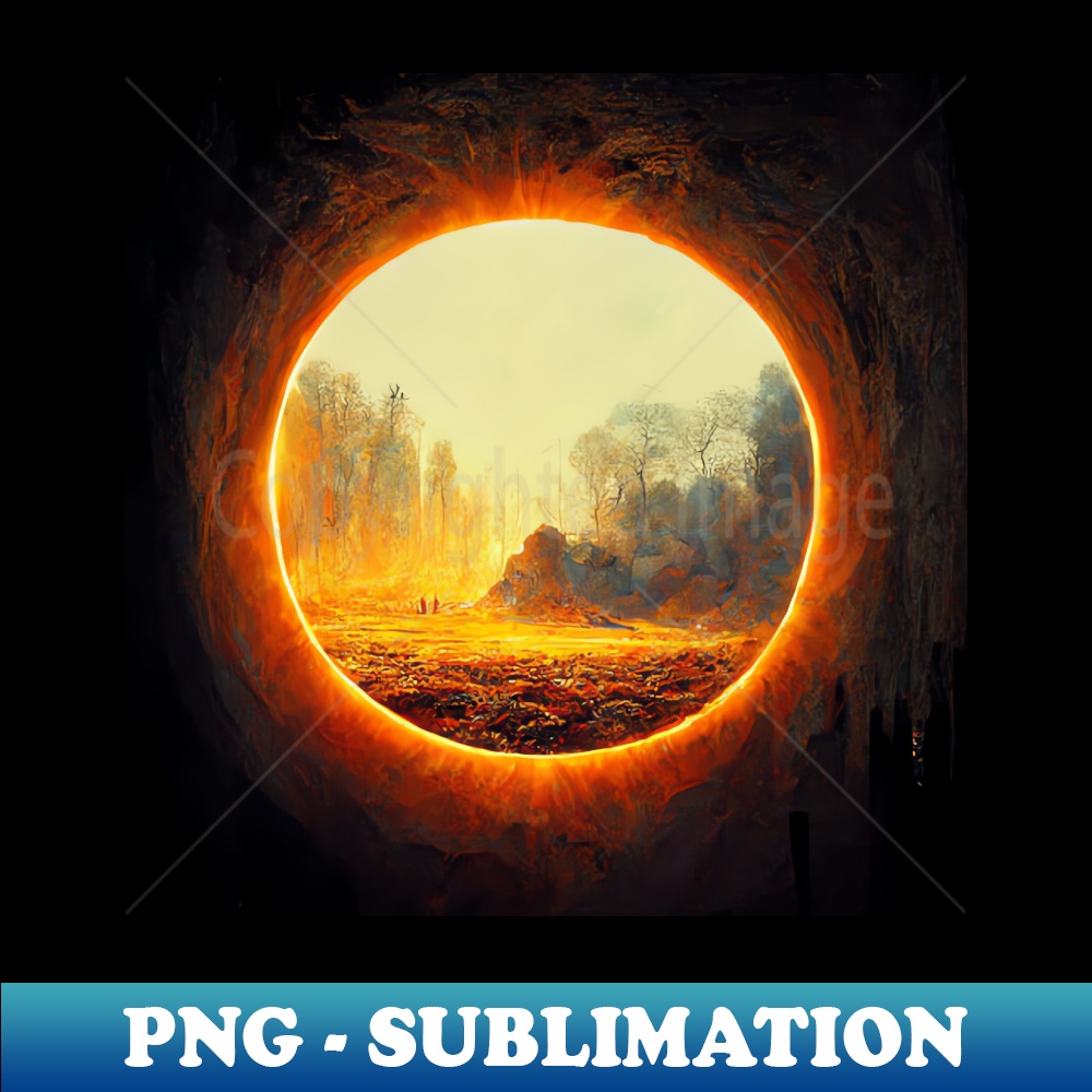 Into the Sun Burning Abyss - Instant PNG Sublimation Downlo | Inspire ...