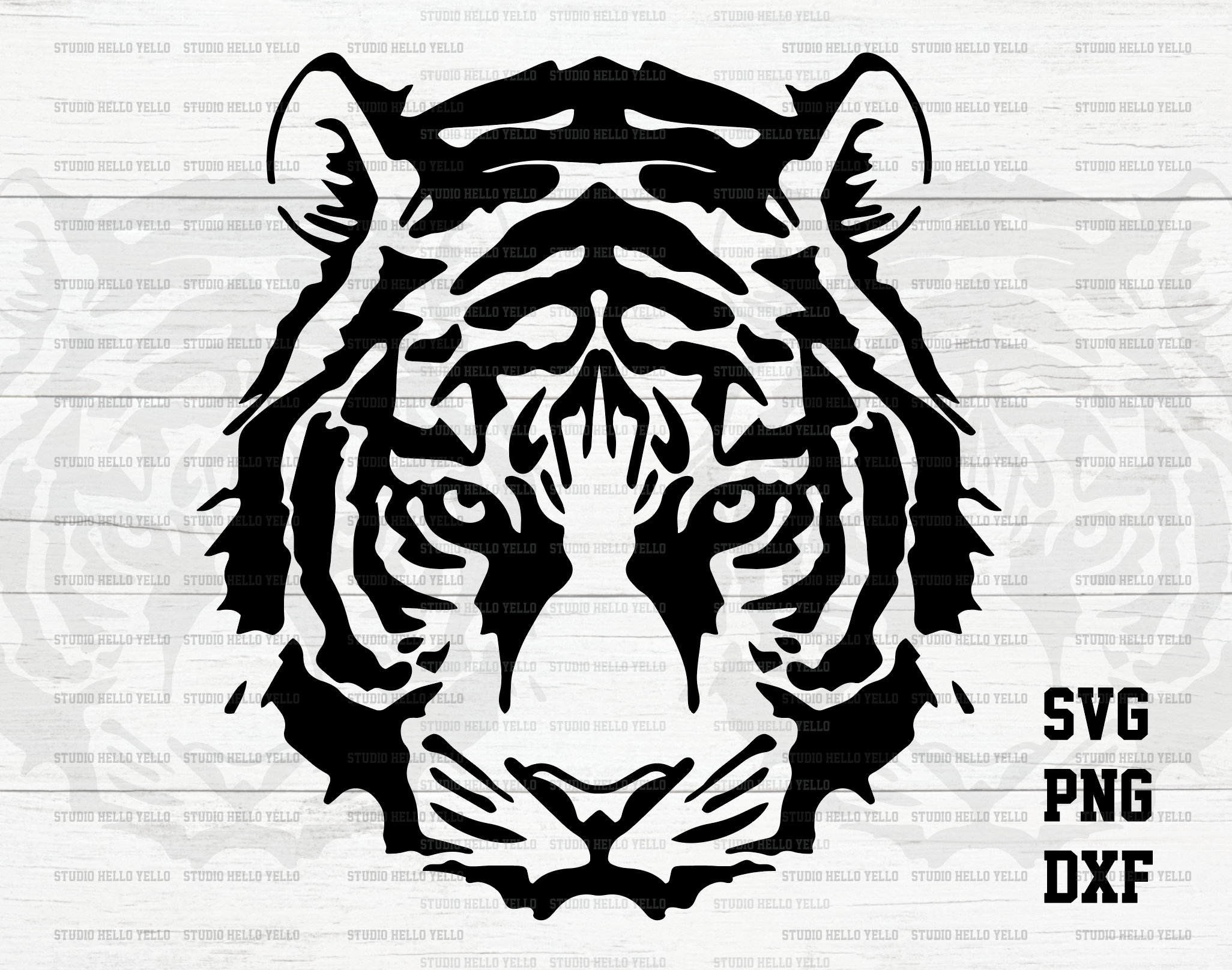 Tiger Svg, Tiger Png, Tiger,dxf | Inspire Uplift