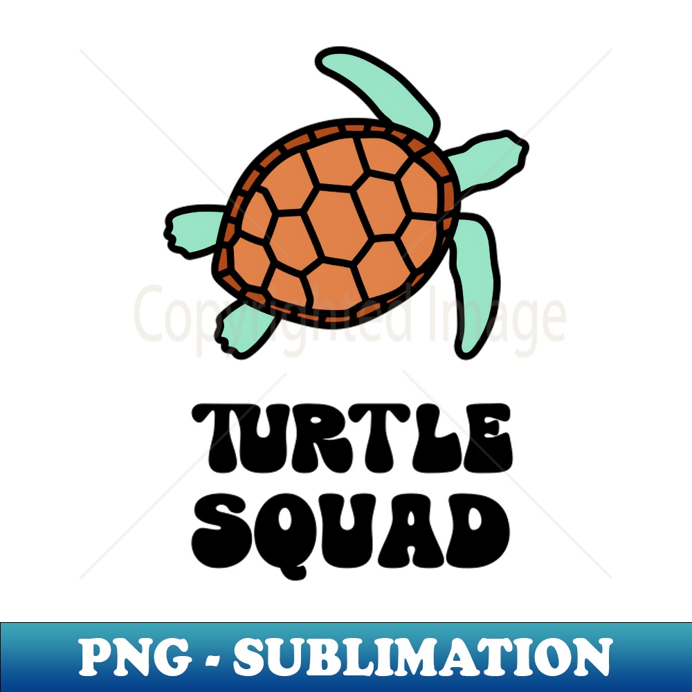 turtle squad - Aesthetic Sublimation Digital File - Bold & E - Inspire ...