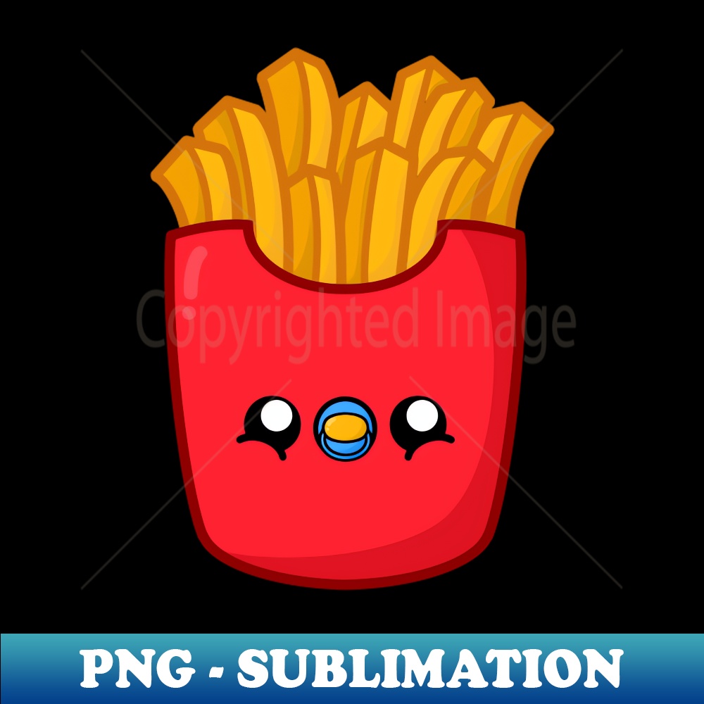 Cute Cartoon French Fries Small fry Kawai - Artistic Subli - Inspire Uplift