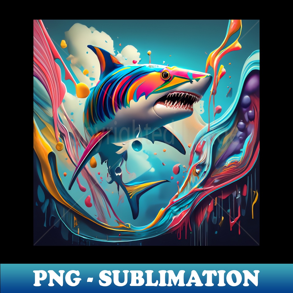 Shark design - Modern Sublimation PNG File - Fashionable and | Inspire ...
