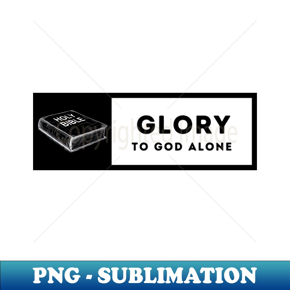 Glory to God alone bible simple logo - Decorative Sublimatio | Inspire Uplift