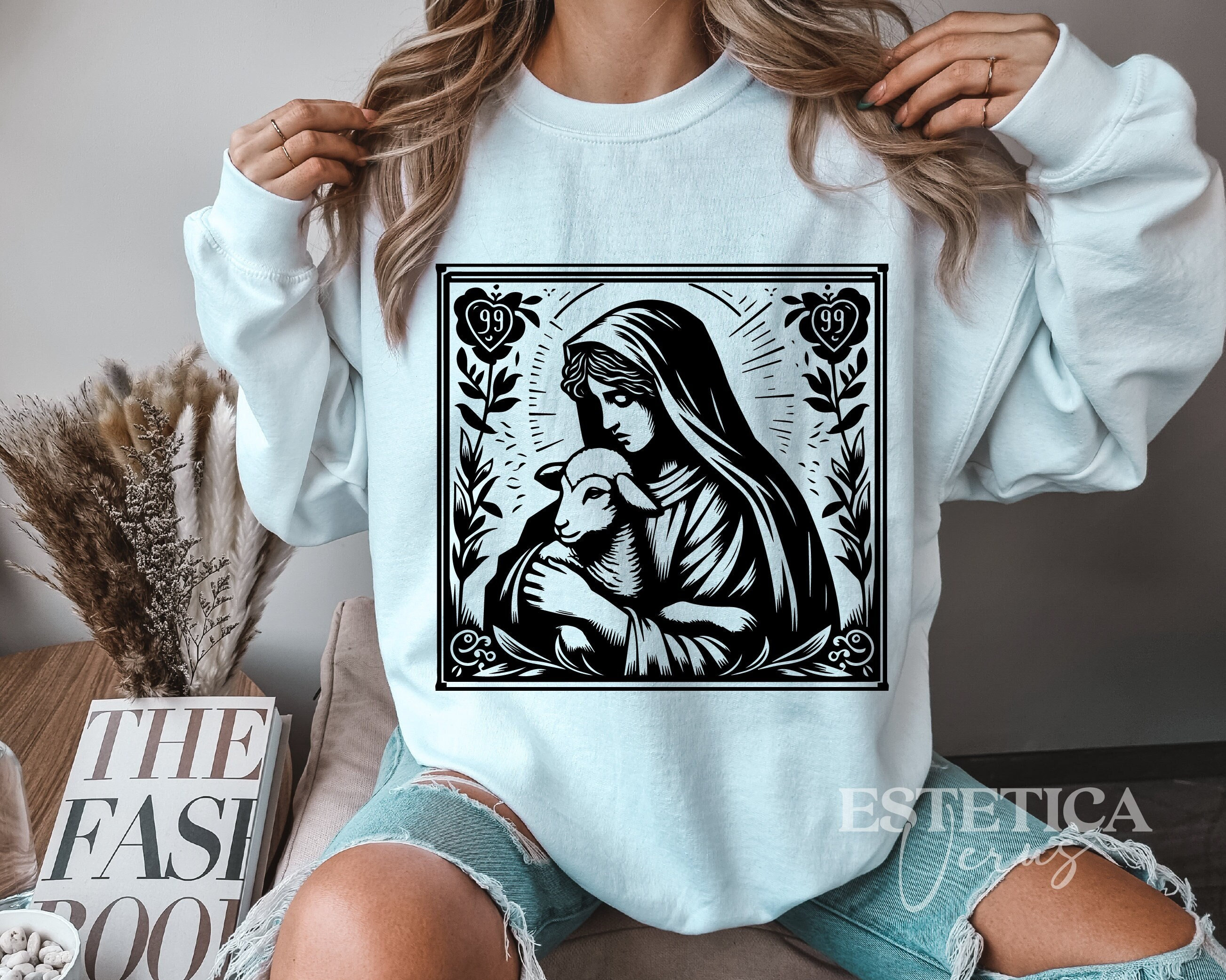 Mother of Jesus Svg Png, Virgin Mary Svg, Mary Mother of Jes | Inspire ...