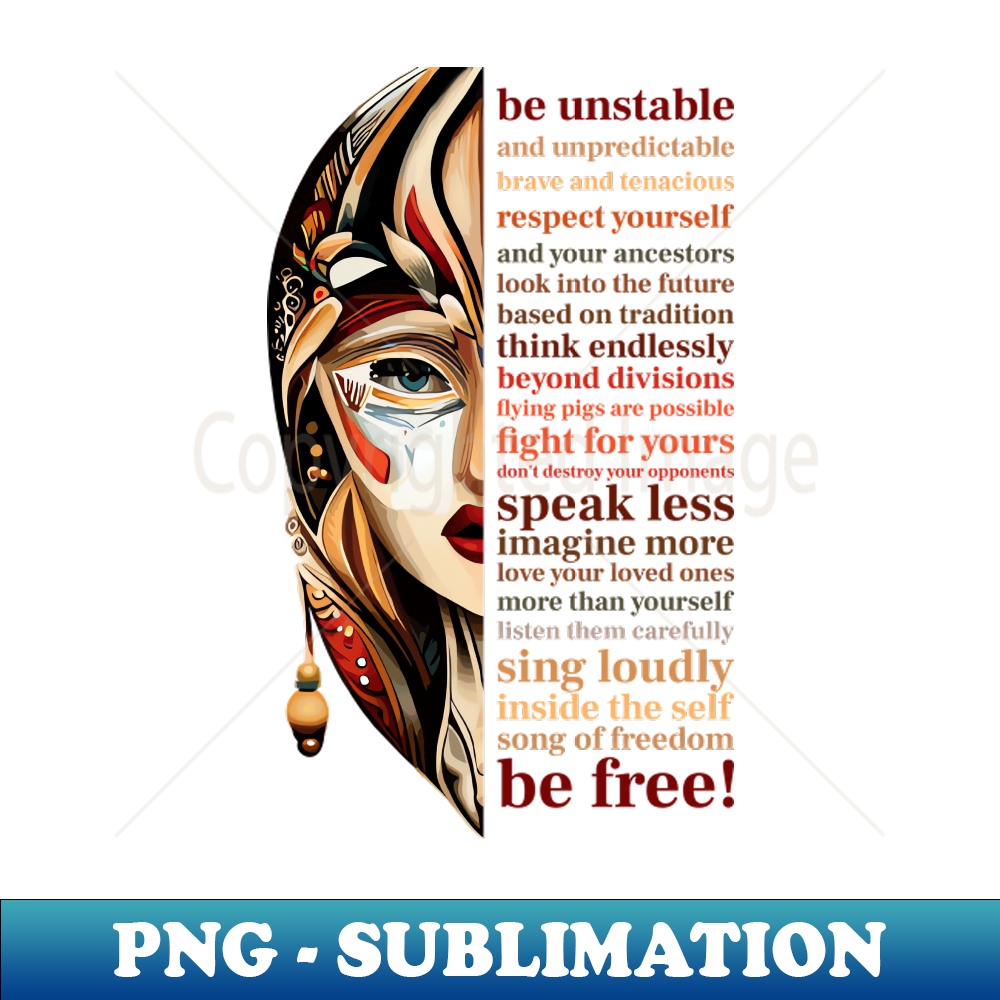 Female slavic folk mask - Premium Sublimation Digital Downlo | Inspire ...