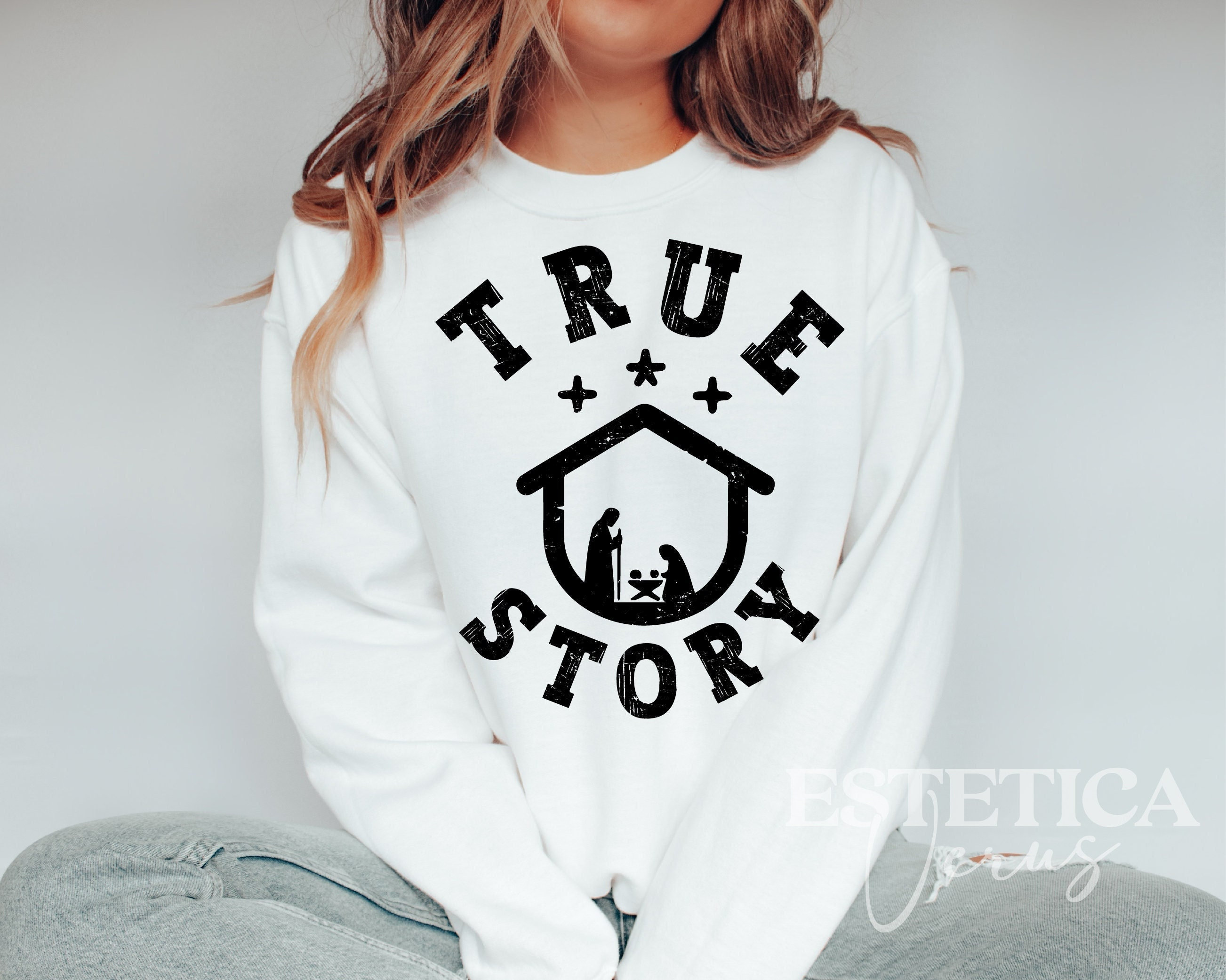True Story Svg Png, Nativity Svg, Jesus Svg | Inspire Uplift