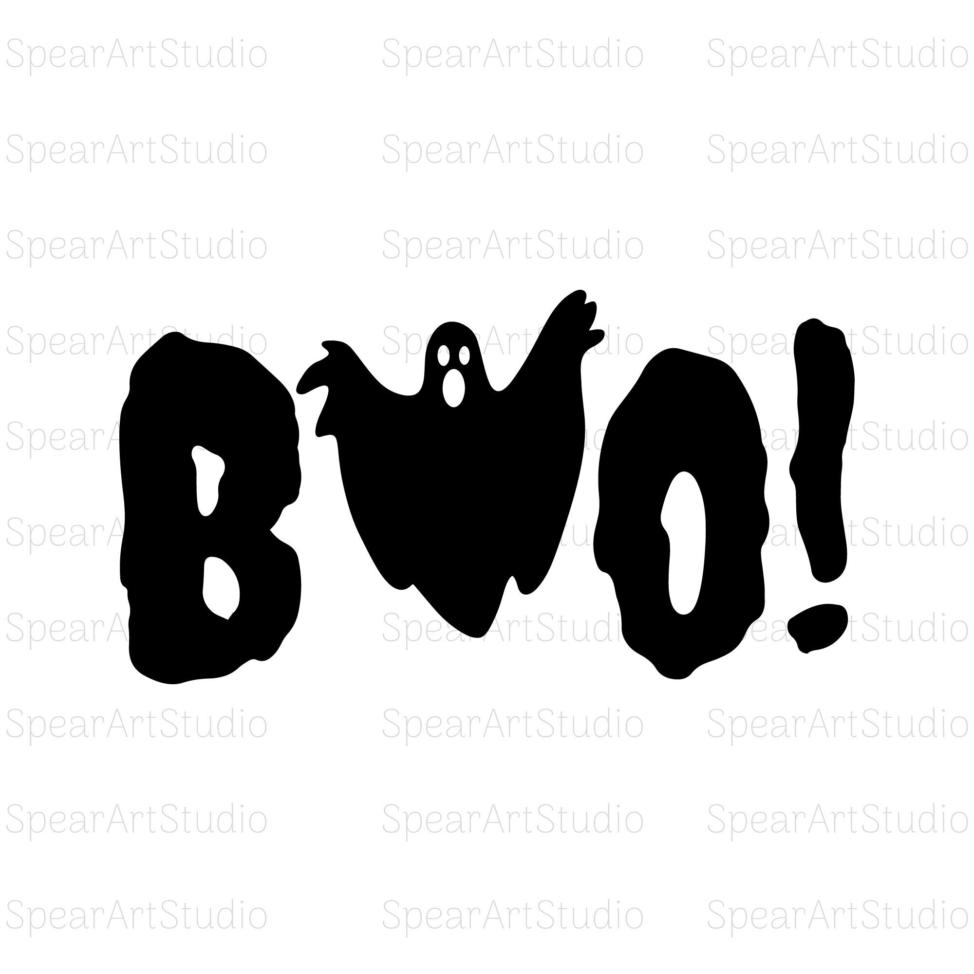 Boo SVG, Ghost Boo Svg, Halloween Design SVG | Inspire Uplift
