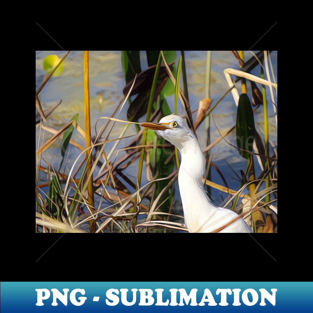 Curious Egret - PNG Transparent Sublimation File - Perfect f | Inspire ...