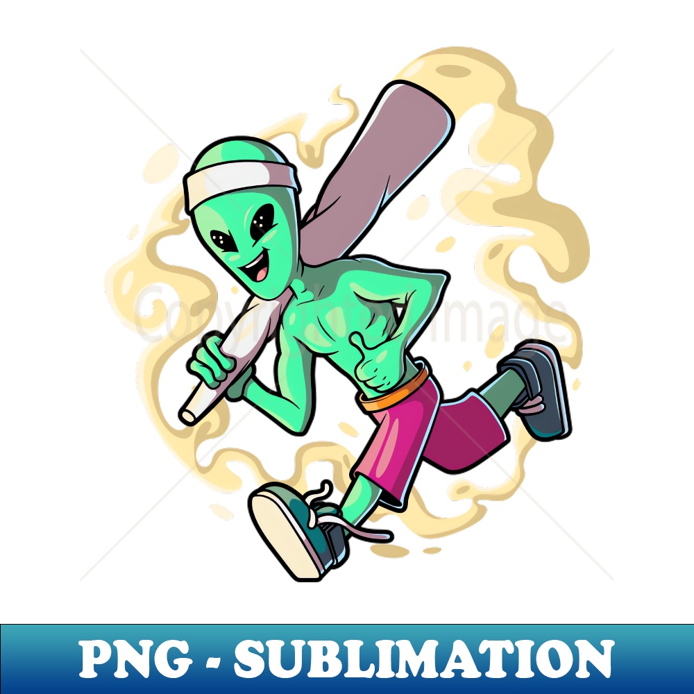 Stoned Alien - PNG Sublimation Digital Download - Instantly | Inspire ...